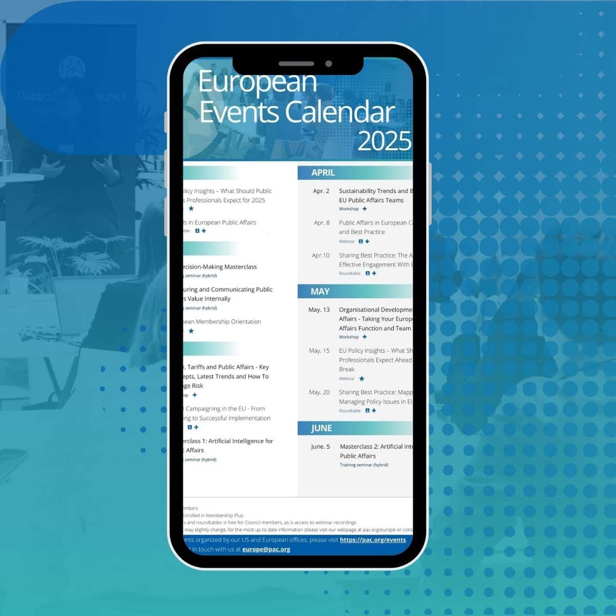 European Event Calendar